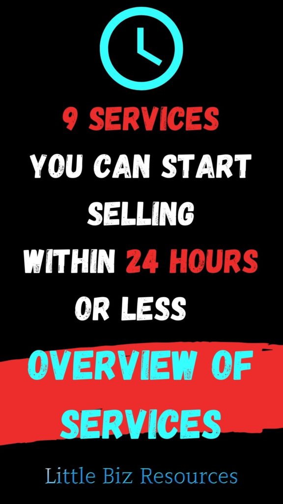 9 Services You Can Start Within 24 Hours (or Less) Even If You Don't ...